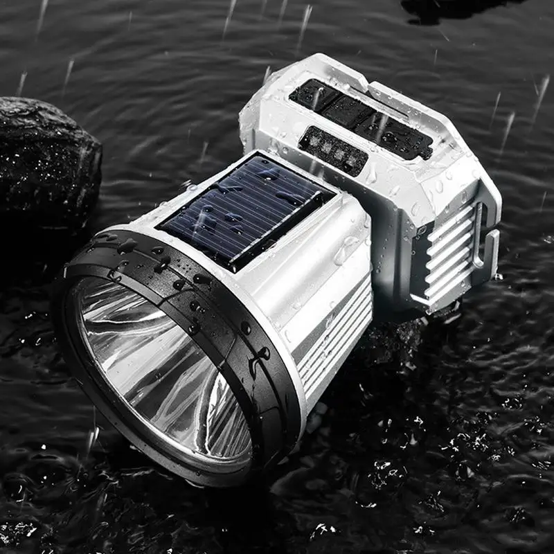 LED-Headlamp-Solar-Headlight-Flashlight-Rechargeable-IPX5-Waterproof ...