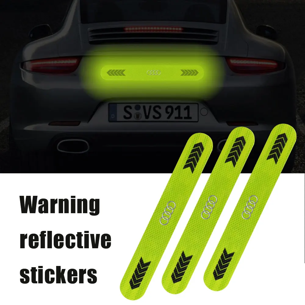 1pc-Car-Bumber-Secure-Reflective-Warning-Strip-Tape-Sticker-deco-Auto ...