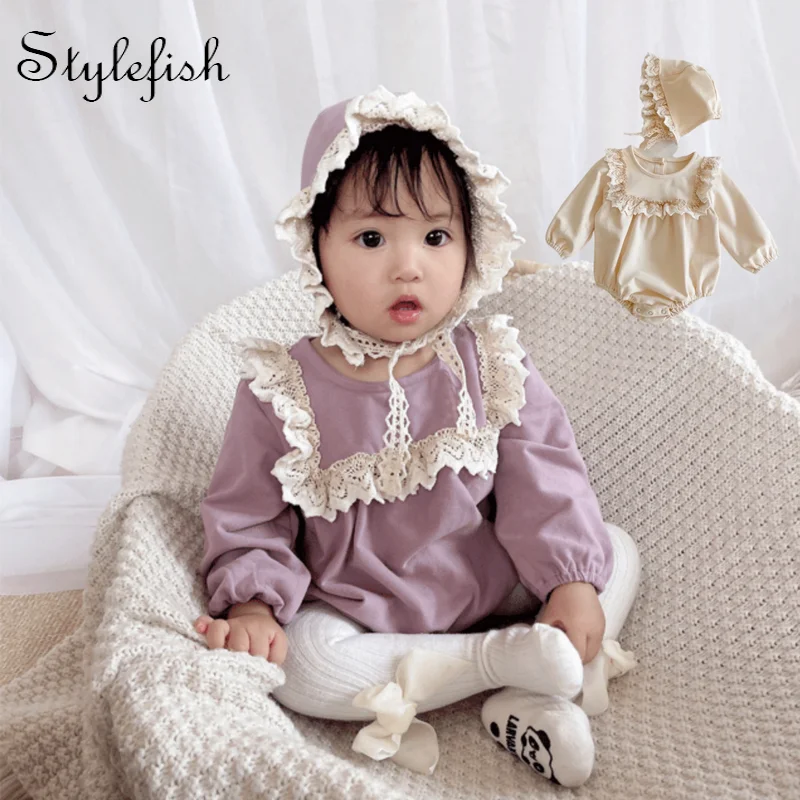 baby girls rompers Lace Princess Toddler Romper Autumn Newborn Clothes ...