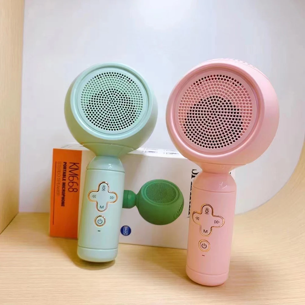 Handheld Wireless Microphone Portable Handheld Singing Karaoke Mic Echo ...