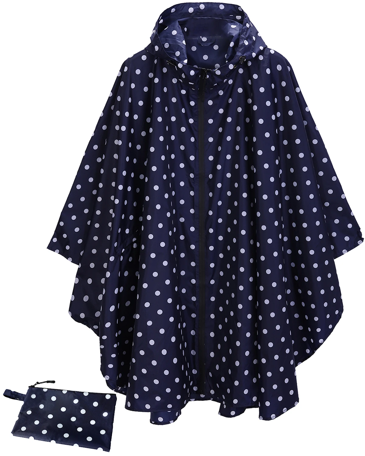 Women-s-Fashion-Waterproof-Rain-Poncho-Coloful-Raincoat-with-Hood-and ...
