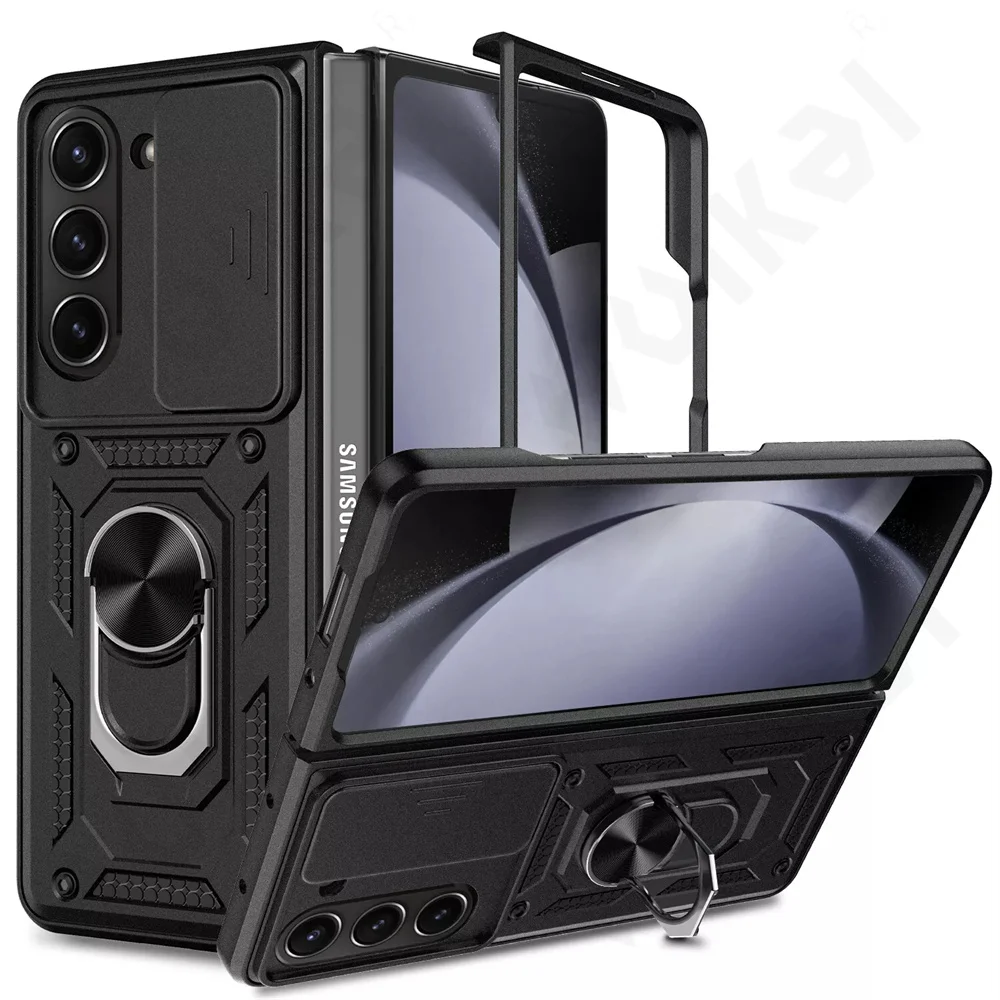 Case-For-Samsung-Galaxy-Z-Fold-6-5-4-5G-Ring-Holder-Kickstand-Camera ...
