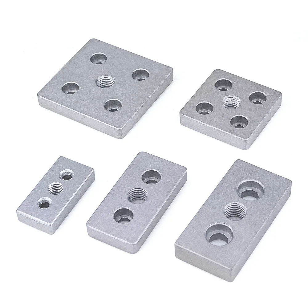 4PCS/LOT Aluminum Alloy End Connection Plate 3060 4080 4590 6060 8080 ...