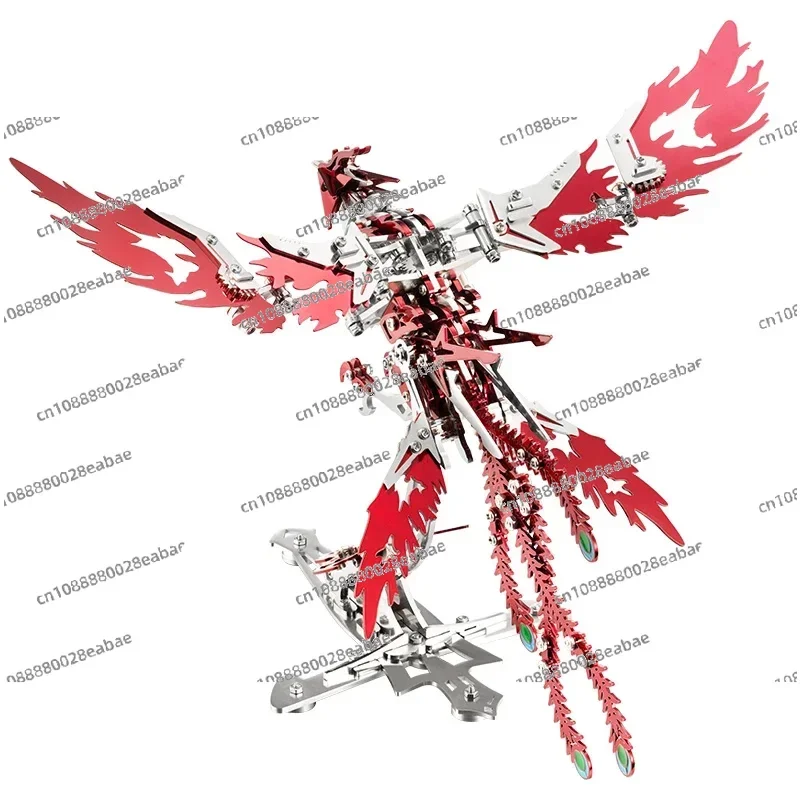 358pcs 3D Puzzle Phoenix Metal Building DIY Model Kit Mechanical Punk ...