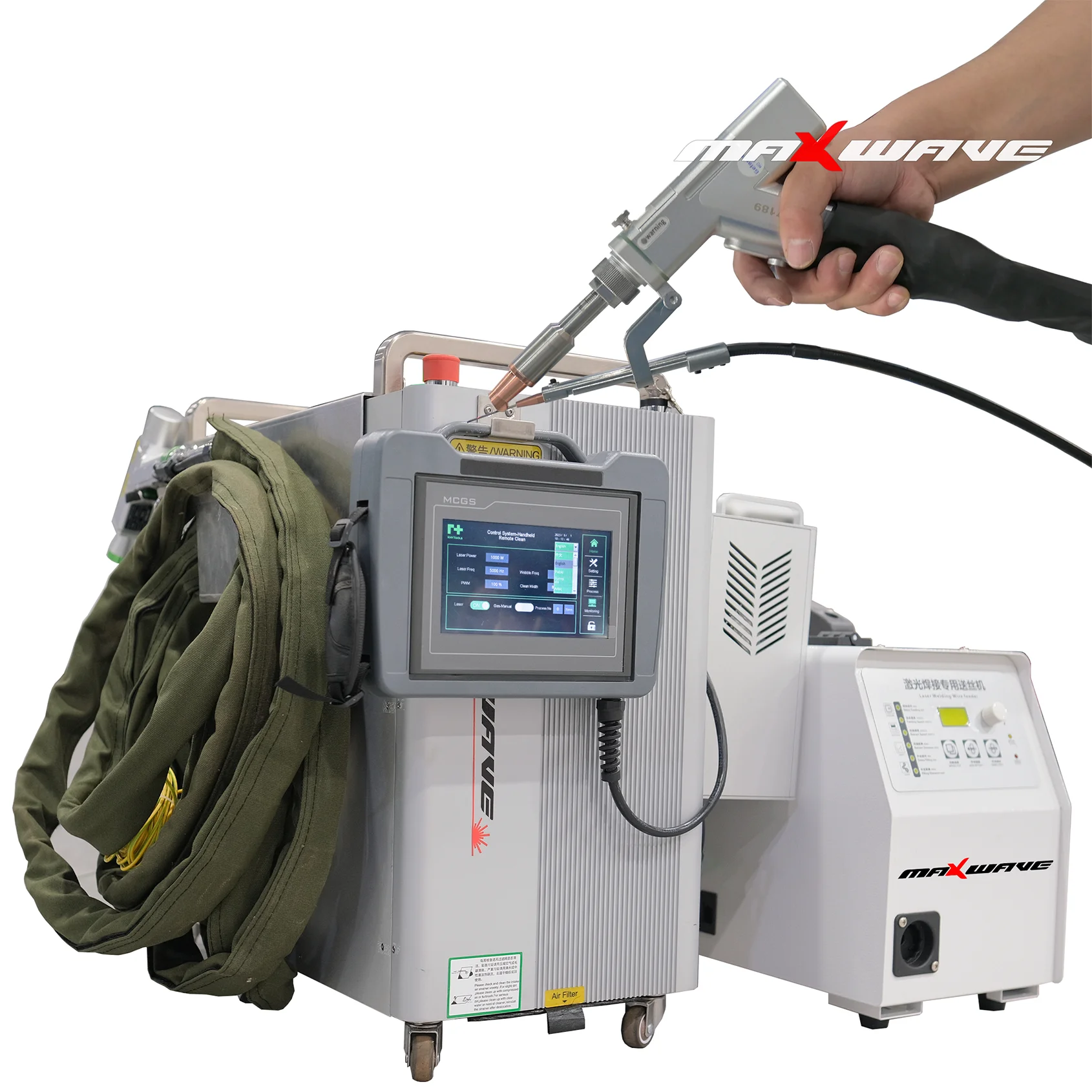 Machine-souder-au-laser-D-terminer-Raycus-1000-V-50Hz-Auto-Wire-Feeder ...