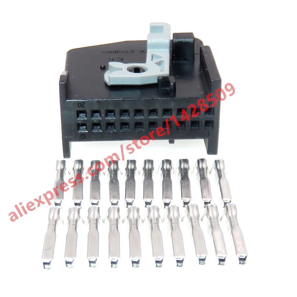 5 Sets 20 Pin Miniature Wire Connector Car Electric Wiring Unsealed ...