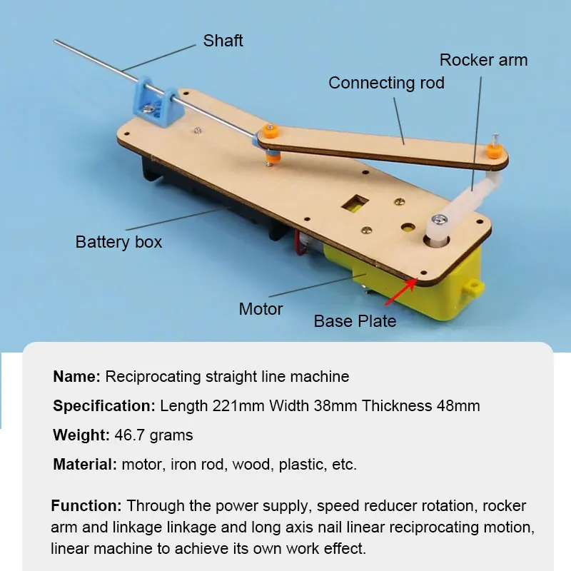 Electric Reciprocating Linear Motion Machine Telescopic Mechanism Model ...