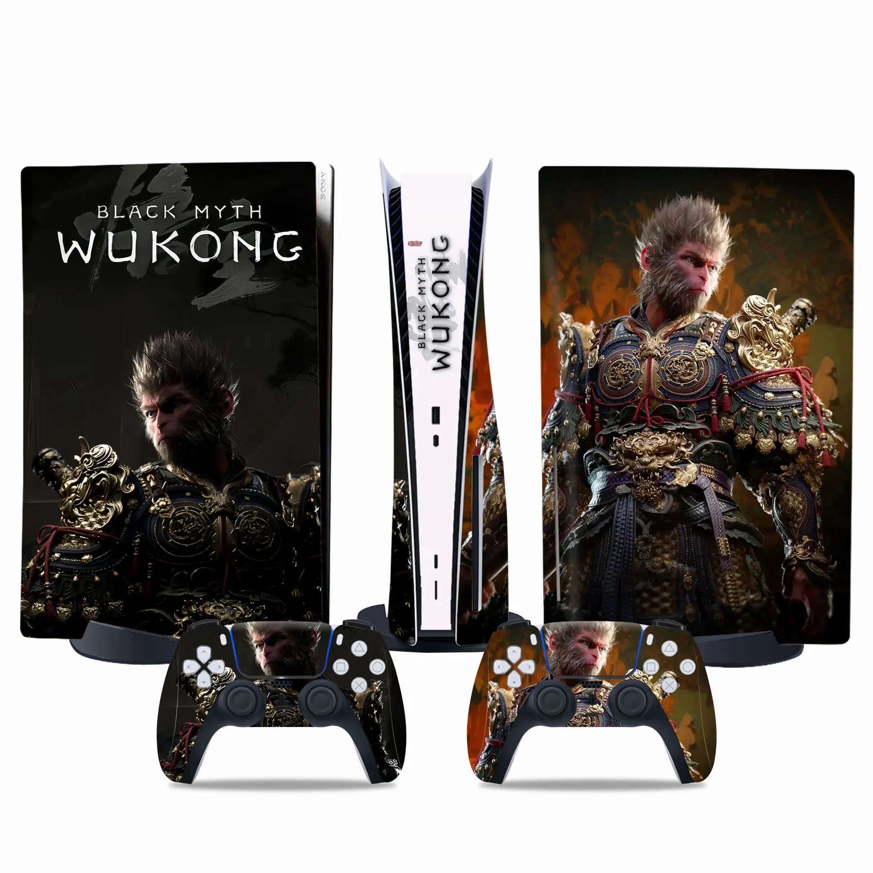 Black-Math-Wukong-PS5-Disc-Skin-Sticker-Protector-Decal-Cover-for ...