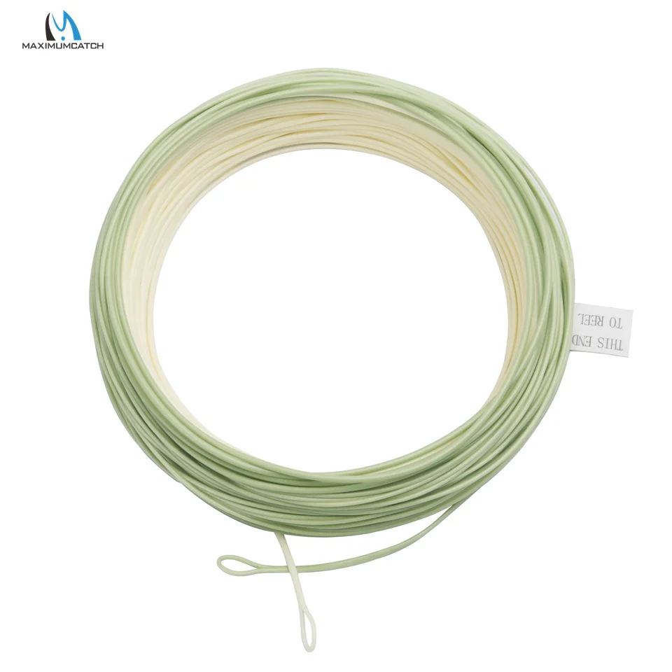 Maximumcatch 90FT Trout Fly Fishing Line 4/5/6wt Beige/Sage Weight ...