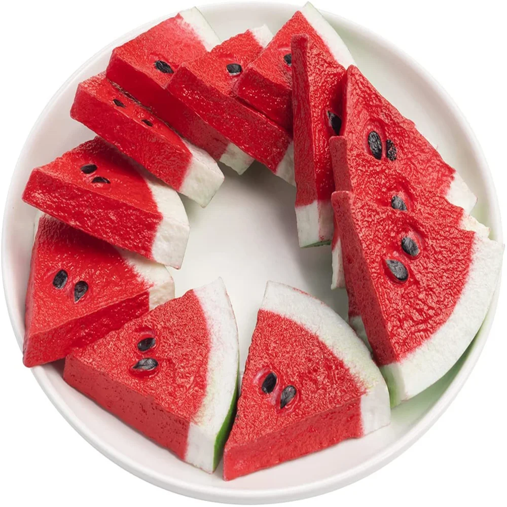 Fake-Watermelon-Slices-Mini-Fake-Watermelon-Decor-Artificial-Watermelon ...