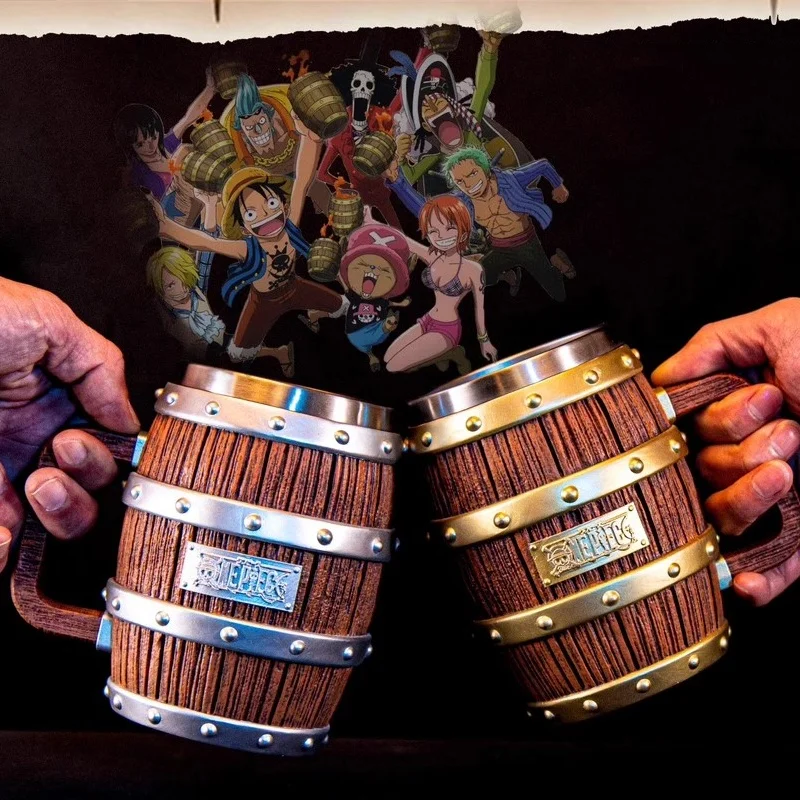 One-Piece-Barrel-Shaped-Water-Cup-Personagem-Anime-Perif-ricos ...