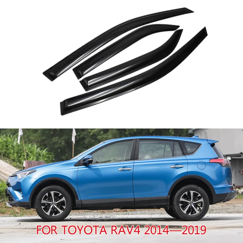 Side-Window-Deflectors-For-Toyota-RAV4-2014-2015-2016-2017-2018-2019 ...