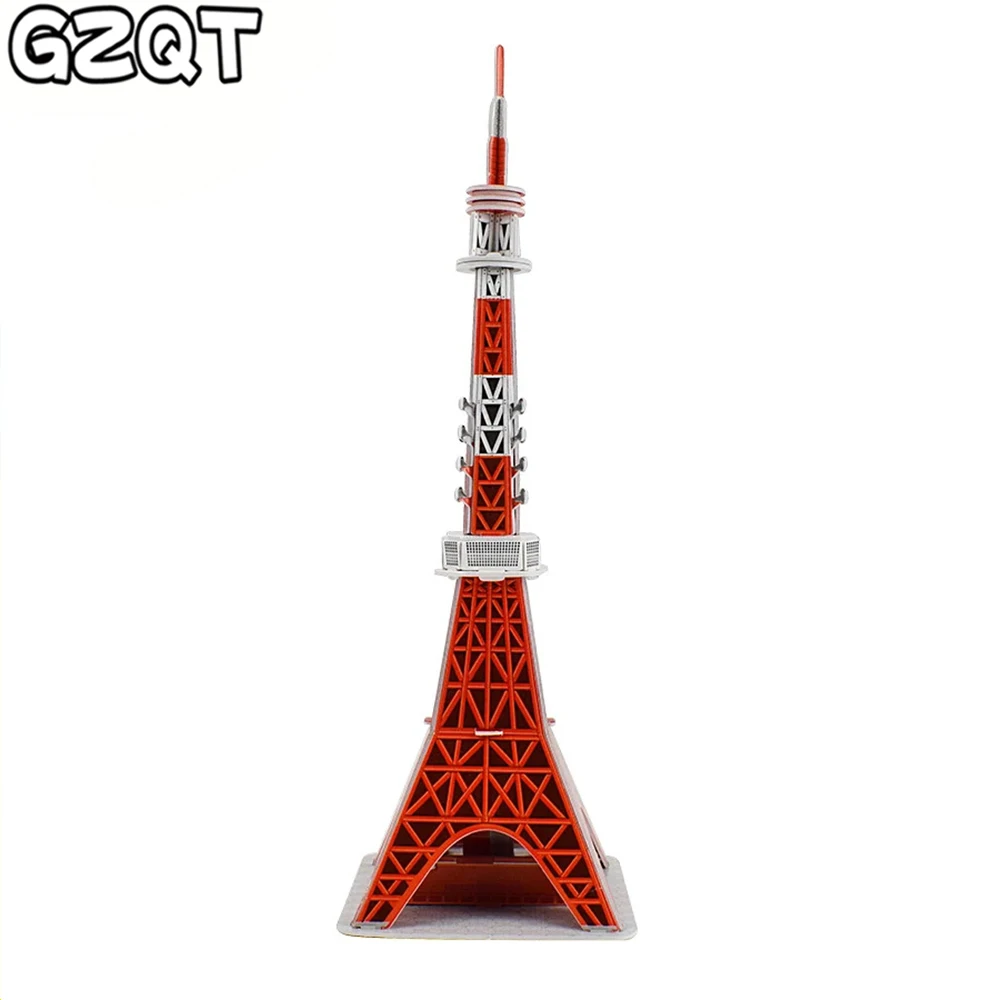 DIY-Tokyo-Tower-3D-Puzzle-Paper-Assembled-Building-Model-Toys-for ...