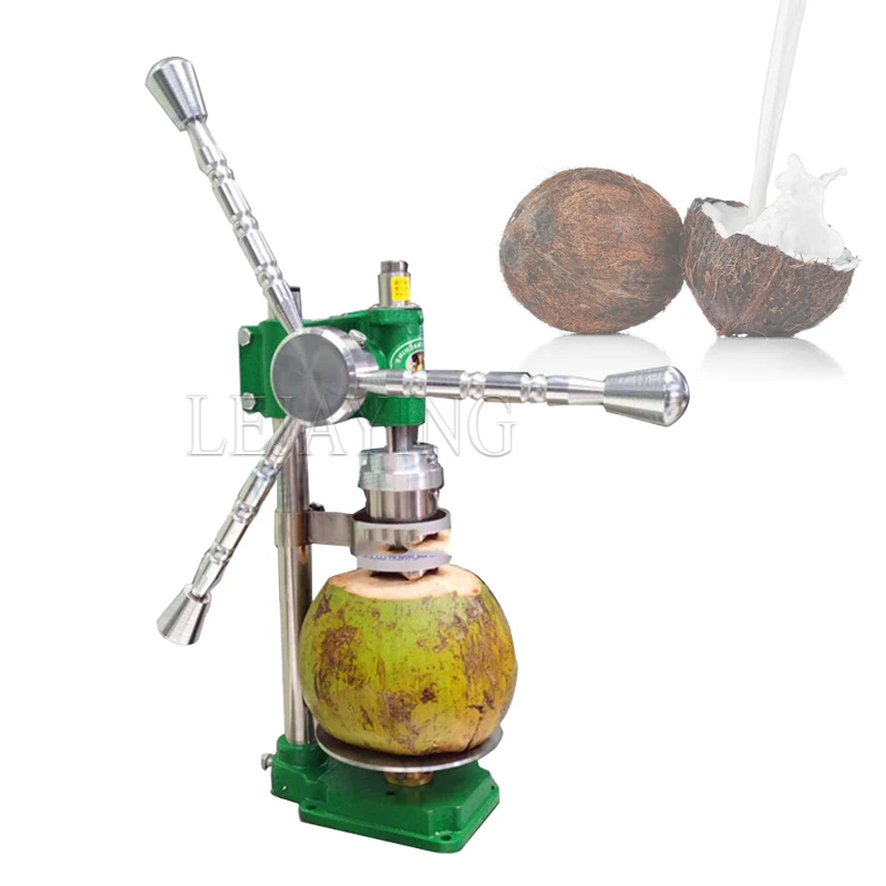 M-quina-comercial-de-apertura-de-coco-abridor-de-tapa-de-coco-de-acero ...