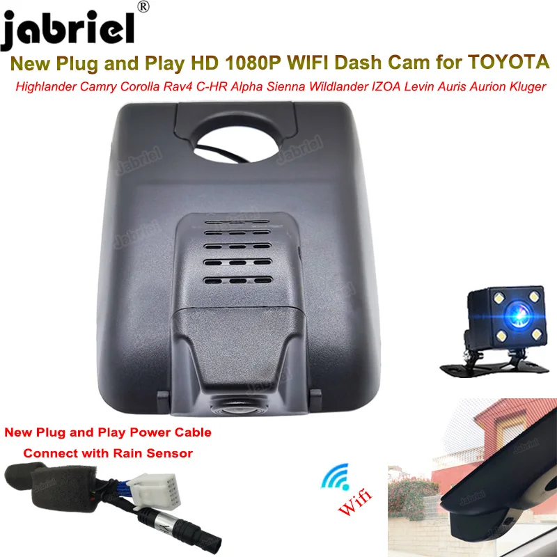 New-Wifi-Dashcam-Car-DVR-Camera-For-Toyota-Rav4-C-HR-Highlander-Camry ...