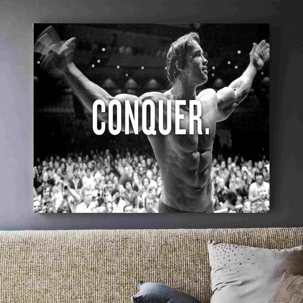Arnold Schwarzenegger Poster Conquer