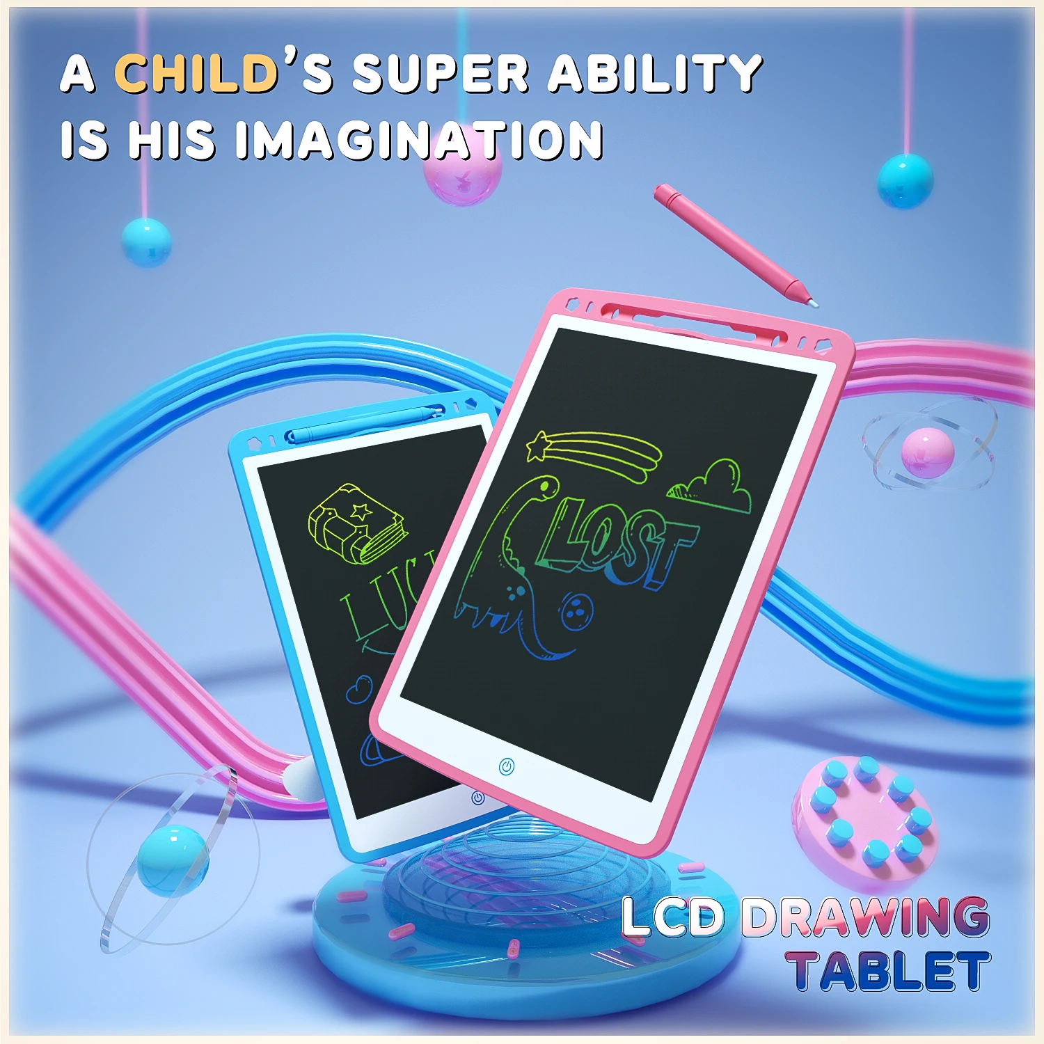 Magic-Drawing-Board-for-Kids-12inch-Graffiti-Sketchpad-Toys-Handwriting ...