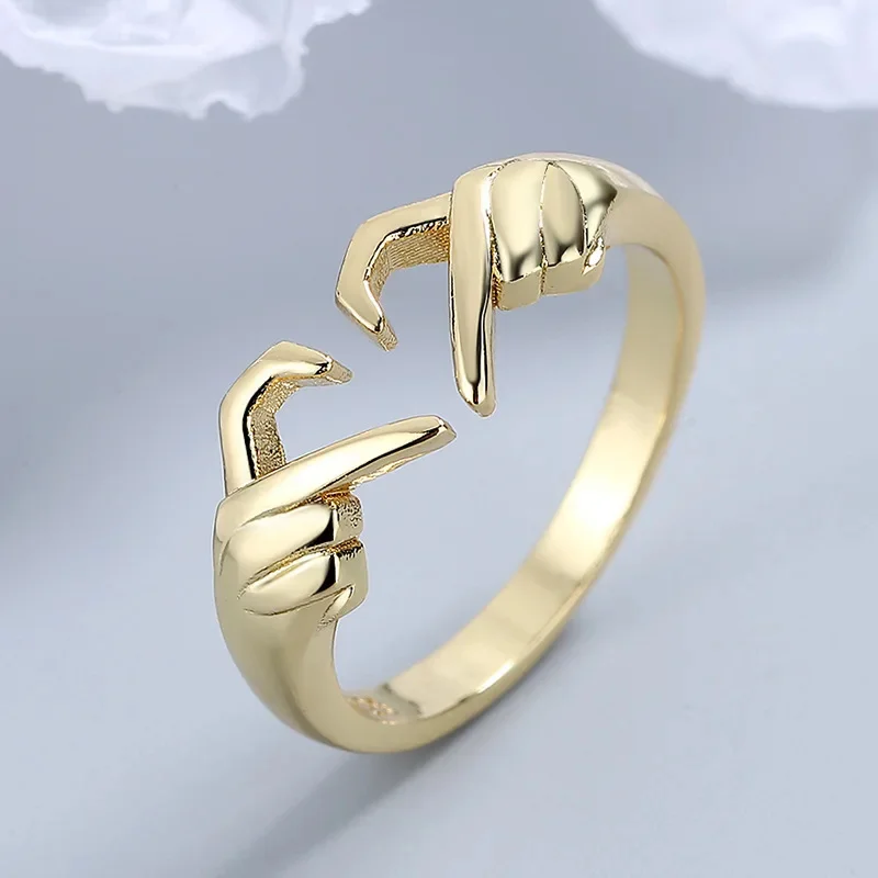 Anillo-abierto-de-amor-con-personalidad-para-mujer-anillos-de-Stranger ...