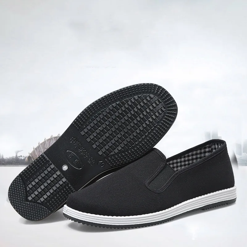 Men's cloth shoes breathable pedal old Beijing cloth shoes light and ...