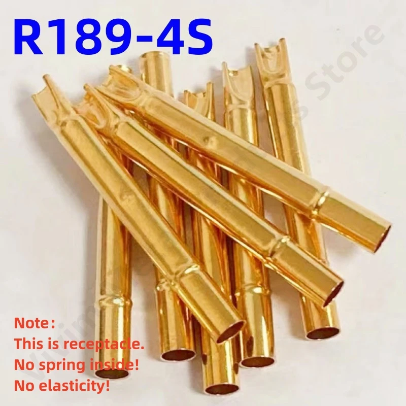 10-50PCS-R189-4S-Test-Pin-UB189-B-Receptacle-Brass-Tube-Needle-Sleeve ...