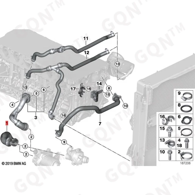 11518637952 Genuine BMW Electric Coolant Water Pump BMW, 56% OFF