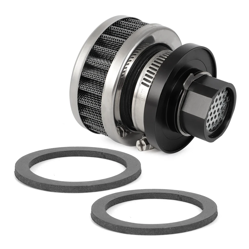 One-Way-Valve-Cover-Crankcase-Breather-Filter-2-Prong-Oil-Fill-Cap-For ...