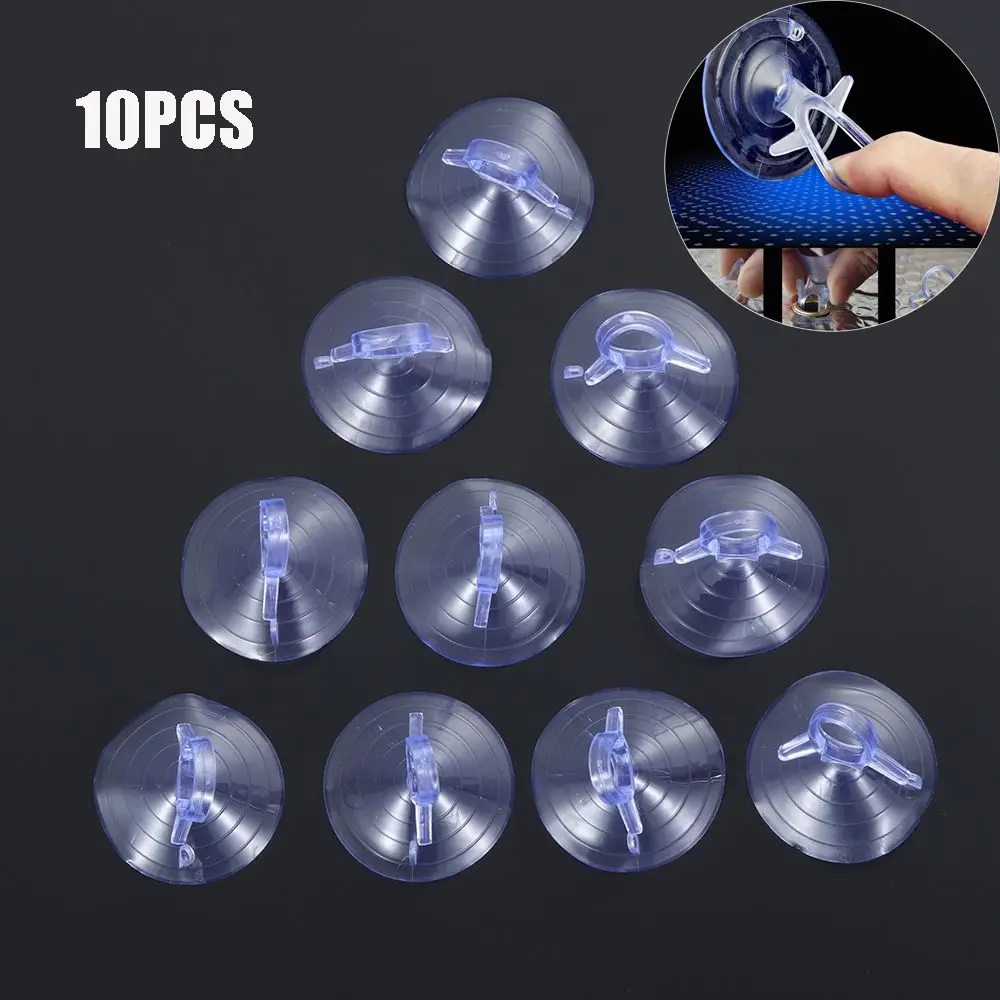10PCS-Rubber-Clear-Suction-Cup-Sucker-PVC-Bathroom-Hook-Car-Sunshade ...