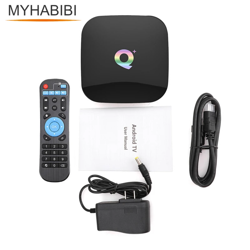 Q Plus Android 9,0 TV BOX H6 Quad core 4GB 32GB H 2,65 4K 2,4 GHz WIFI ...