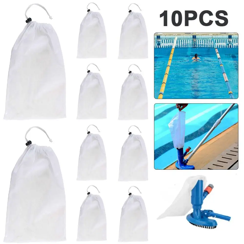 Pool-Cleaner-Bags-Swimming-Vacuum-Suction-Head-Leaf-Mesh-OPP-Plastic ...