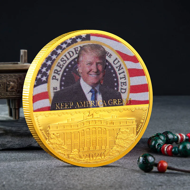American-45th-President-Donald-Trump-Collectible-Gold-Plated-Coin-Keep ...