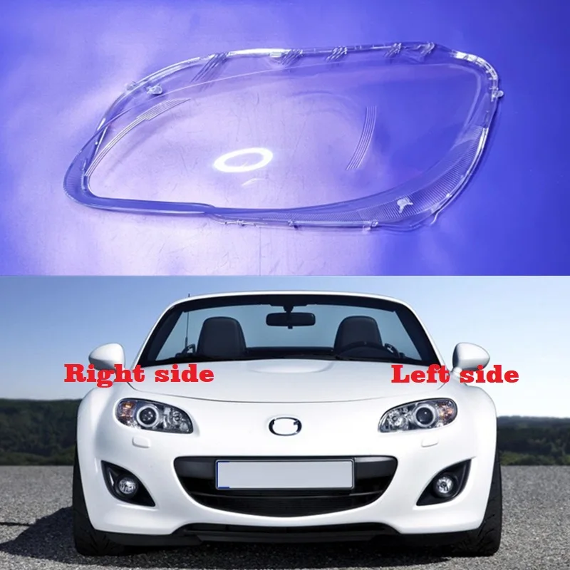 For-Mazda-MX-5-MX5-2009-2010-2011-2012-2013-2014-Headlights-Lens-Cover ...