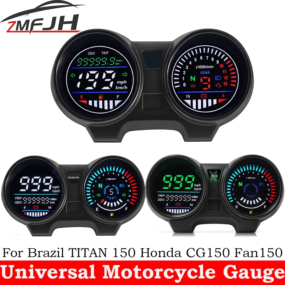 A-2023-Digital-Motorcycle-Dashboard-LED-Speedometer-RPM-Tachometer ...