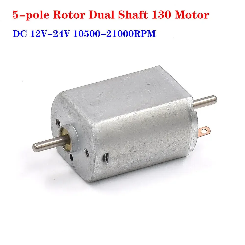 Mini 5-Pole Micro FK-130 Electric Motor DC 12V 18V 24V High Speed ...