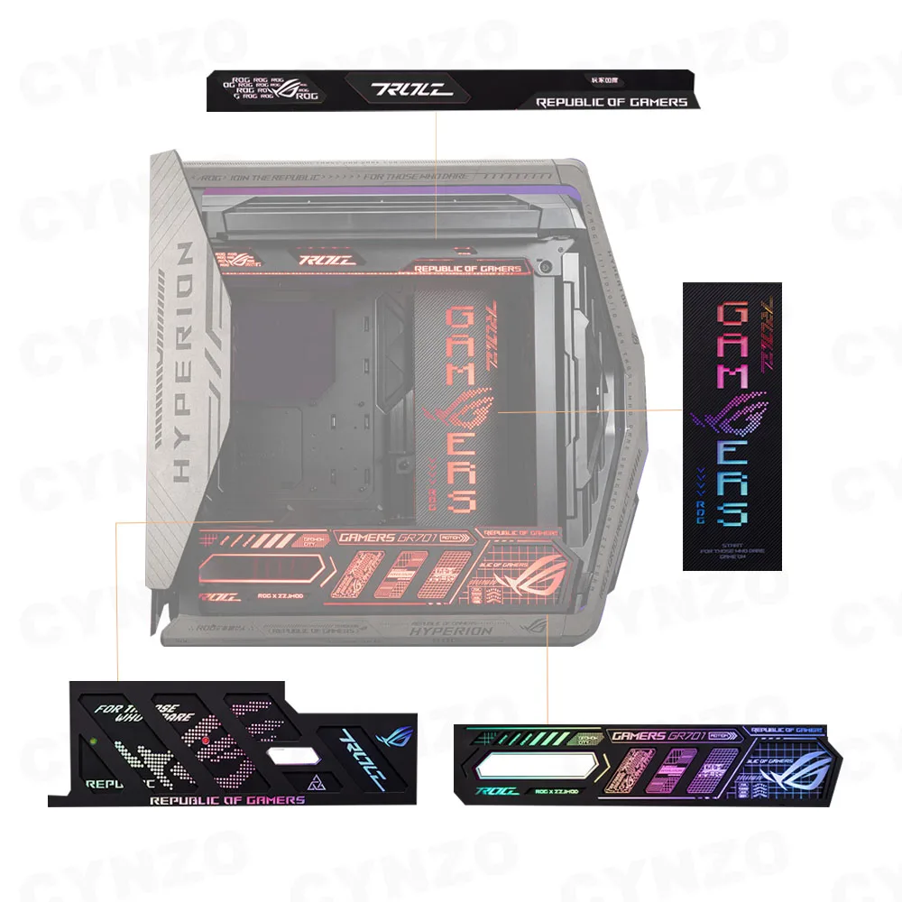Mod Lightboard Kit For Asus Gr701 Chassis,argb Rog Hyperion Gaming ...