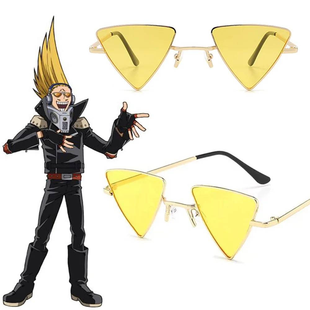 Anime My Hero Academia Glasses Present Mic Cosplay Unisex Punk Eyewear ...