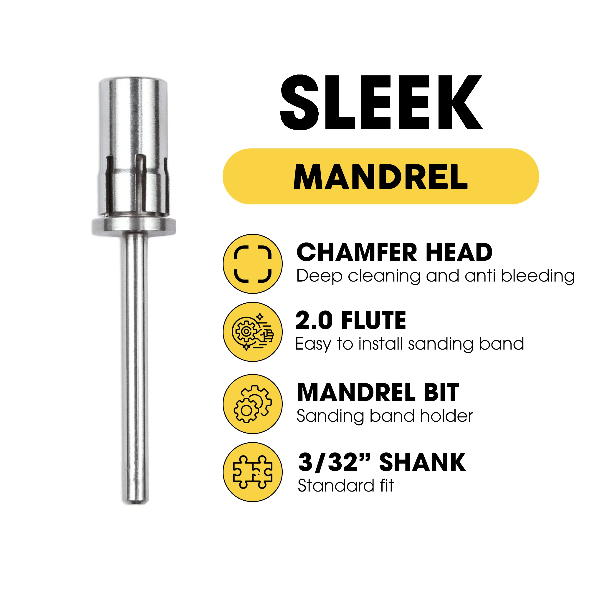 Premium Mandrel Nail Bit Standard Shank Tungsten Cabide Easy Off ...