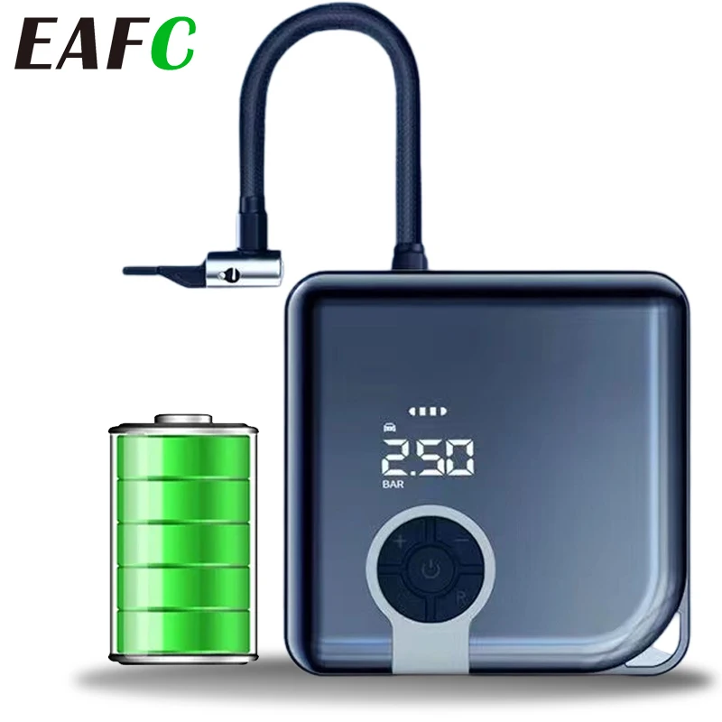 EAFC-5000mAh-Wireless-Mini-Car-Inflatable-Pump-Electric-Portable-Air ...