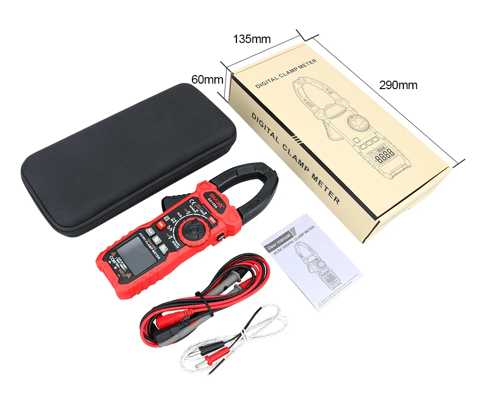 GVDA GD169A Digital Clamp Meter Multimeter