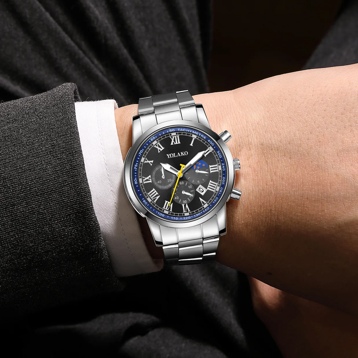 Fashion-Men-s-Office-Watches-Man-Business-Quartz-Watch-Luxury-Steel ...