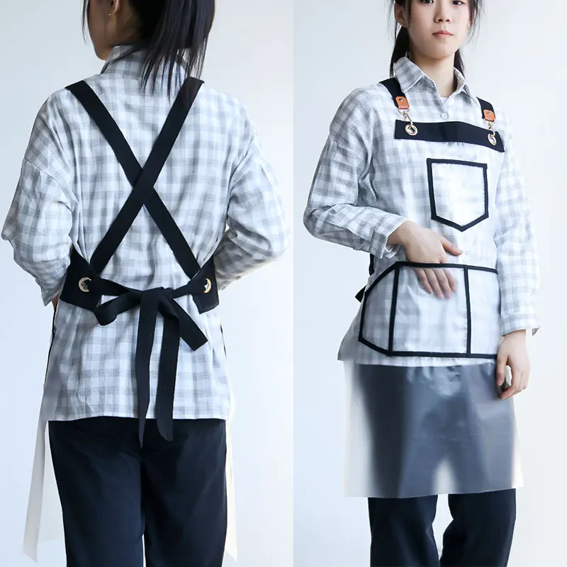 Clear-Transparent-Apron-Custom-Logo-House-Accessories-Waterproof ...