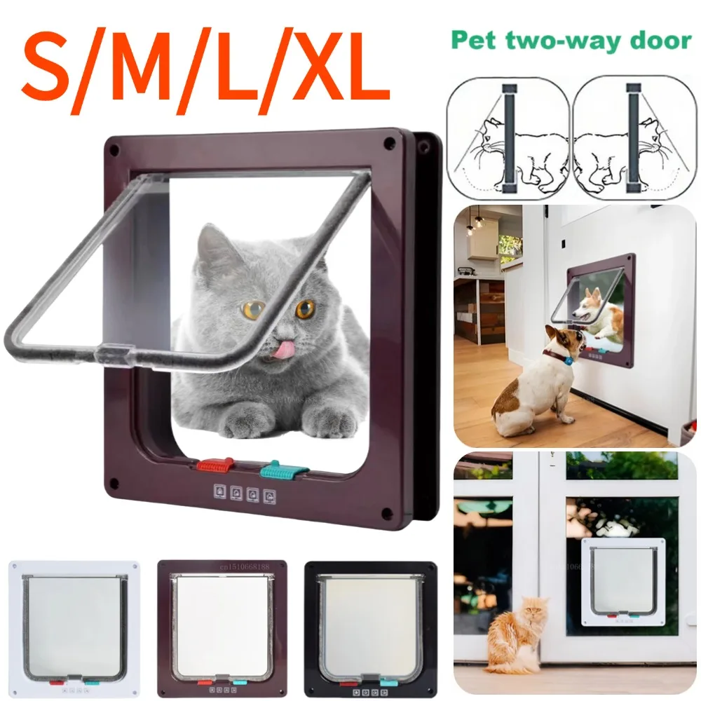 4-Way Locking Pet Door – Pets All Delight