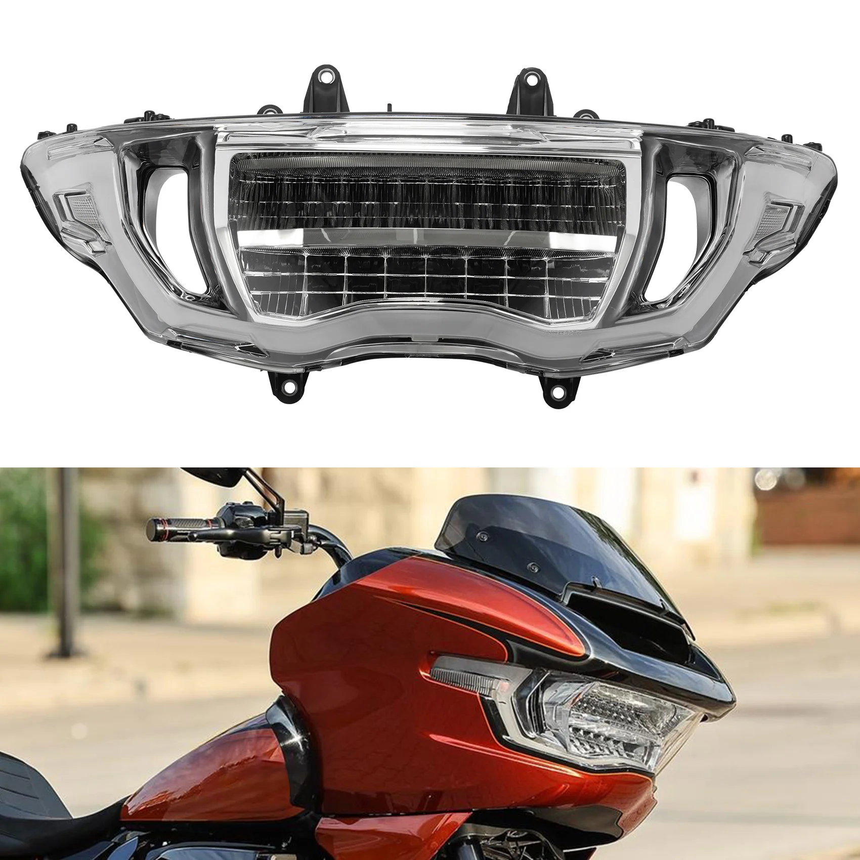LED Front Headlight Assembly For Harley CVO Road Glide FLTRXSE 2023 ...