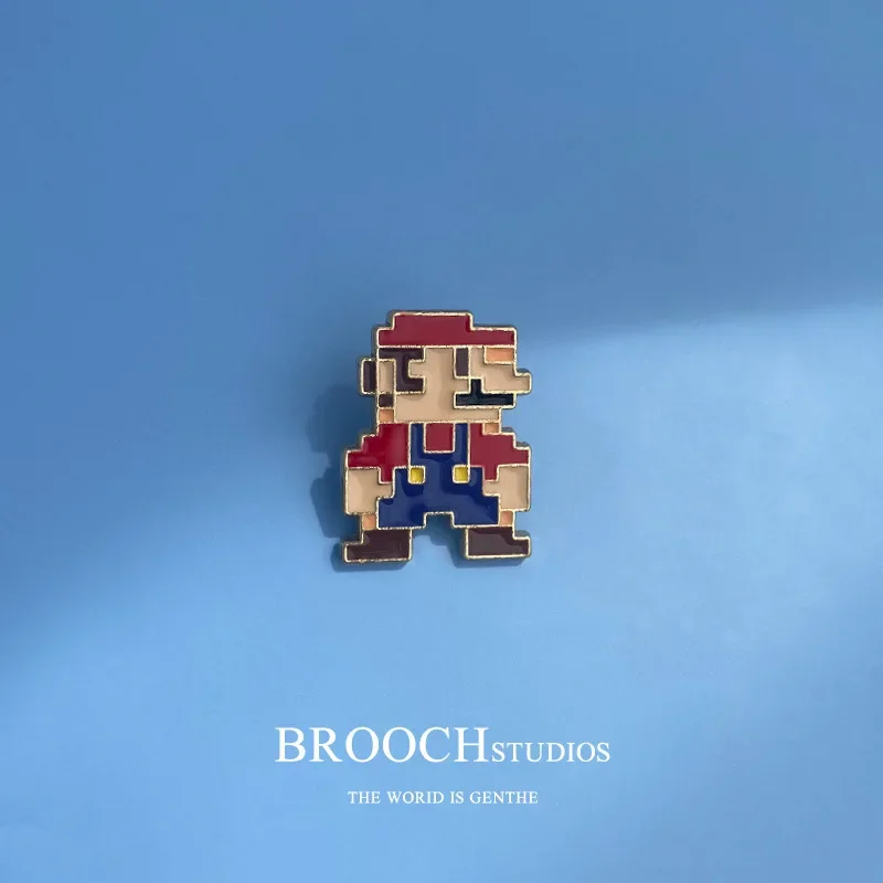 Broche-de-Super-Mario-alfiler-de-aleaci-n-Pin-de-puntada-Pin-de-solapa ...