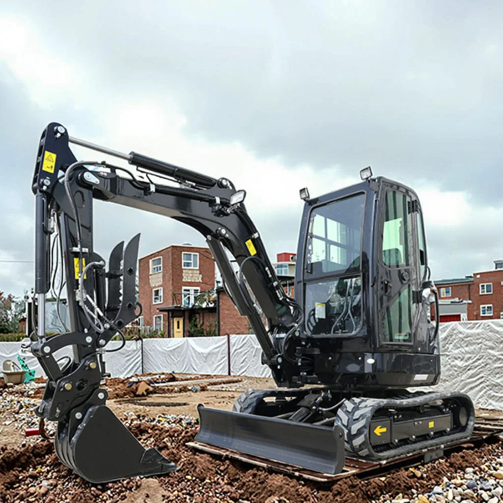 2 Ton 3 Ton Mini Excavator Mini Digger Crawler Digger with Kubota ...