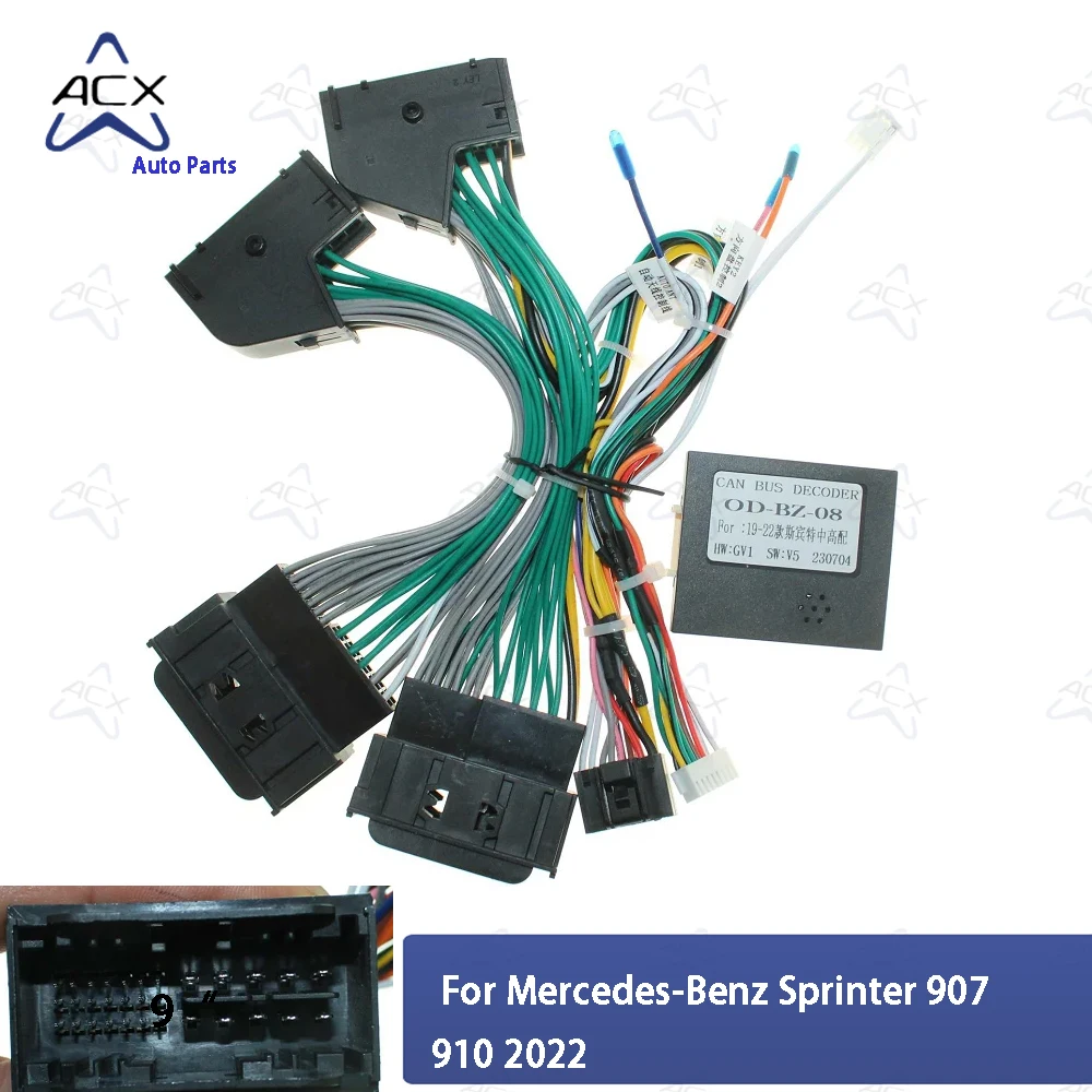 Android-radio-cable-For-Mercedes-Benz-Sprinter-907-910-2022-Android-Car ...