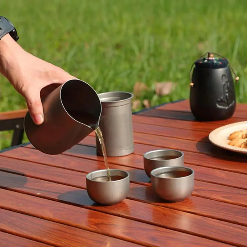Camping-Tableware-Set-3-Cups-Tea-Set-For-Hiking-Picnic-Stainless-Steel ...