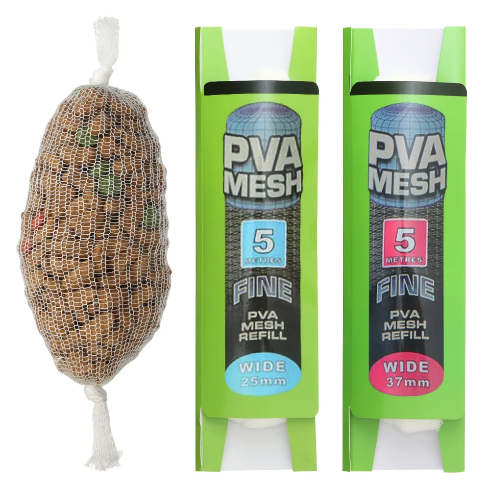 5M/20M Soluble PVA Mesh Refill Carp Fishing Feeder Fishing Lures Refill ...