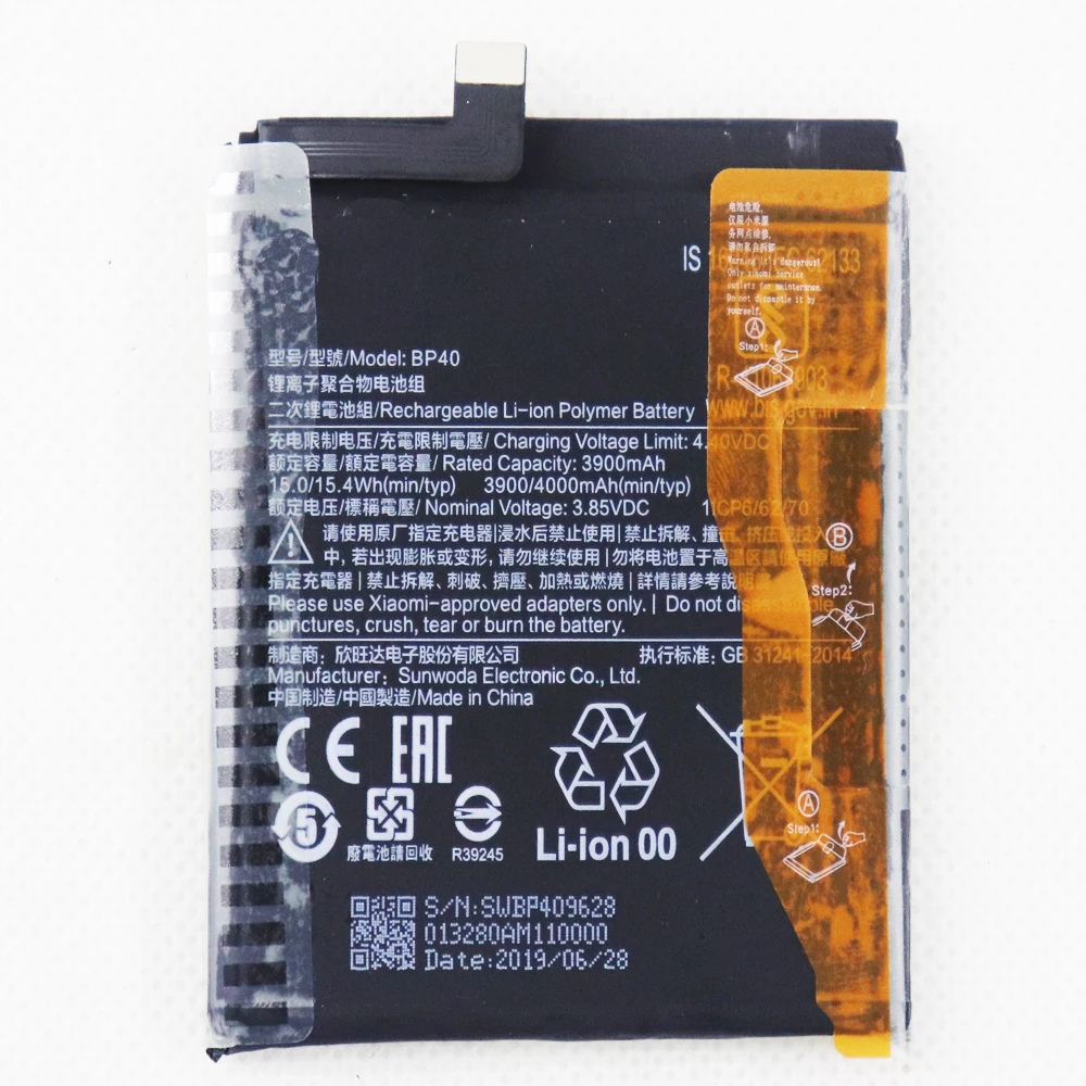 Original-BP40-4000mAh-Battery-For-Xiaomi-Redmi-K20-Pro-Mi-9T-Pro-BP40 ...