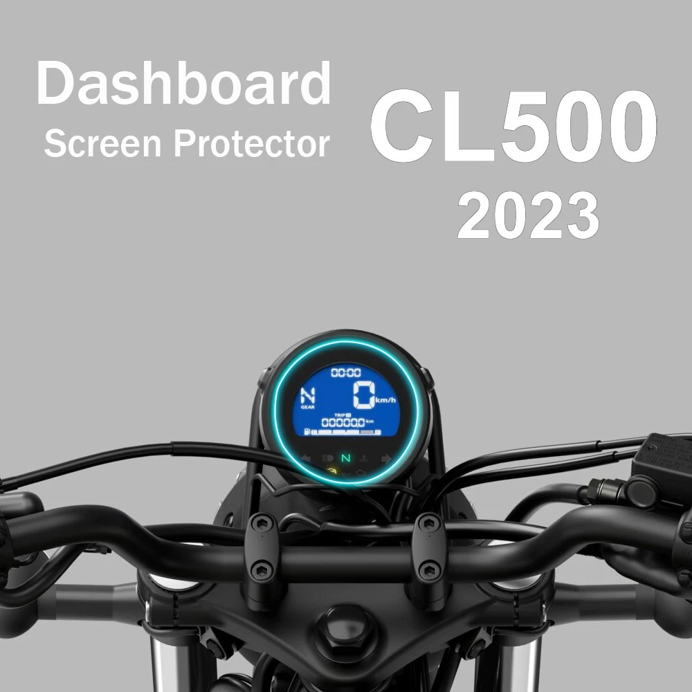 For Honda CL500 CL 500 2023 NANO GLASS Dashboard Screen Protector Film