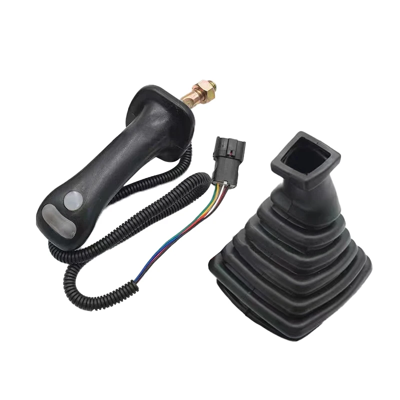 3-Buttons-Excavator-Joystick-Assy-Handle-Gears-With-Dust-Cover-For ...
